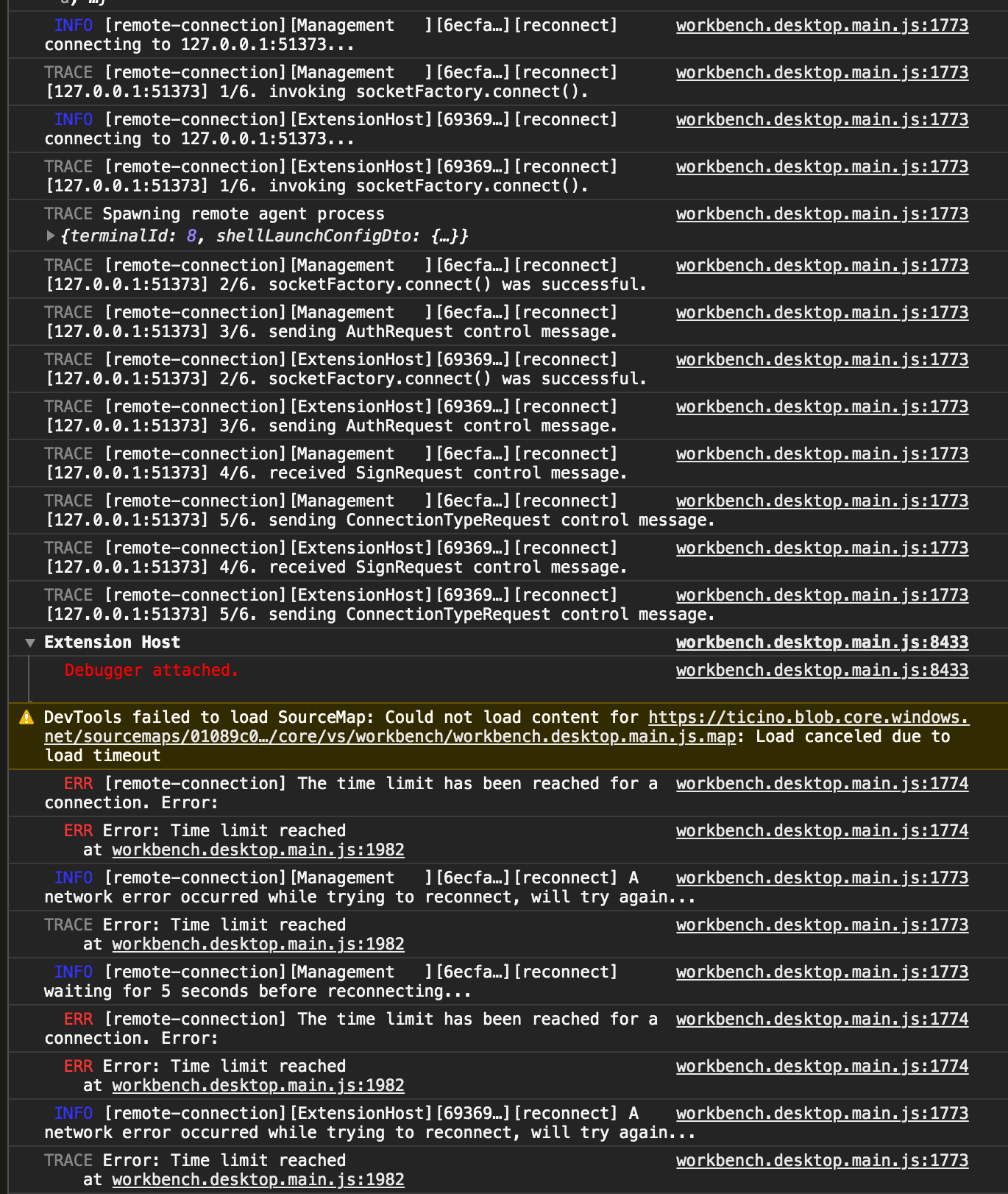 Disconnection Isn T Permanent After The Remote Agent Goes Down · Issue 114002 · Microsoft