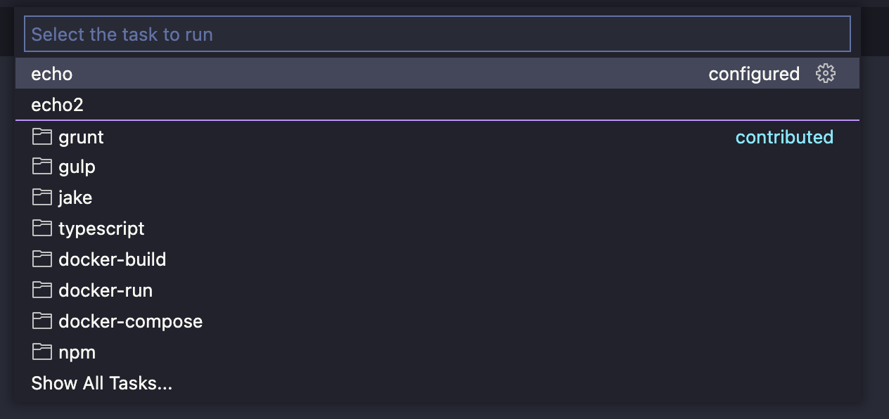 Last run task does not on the top of the task list when config tasks in workspace. · Issue ...