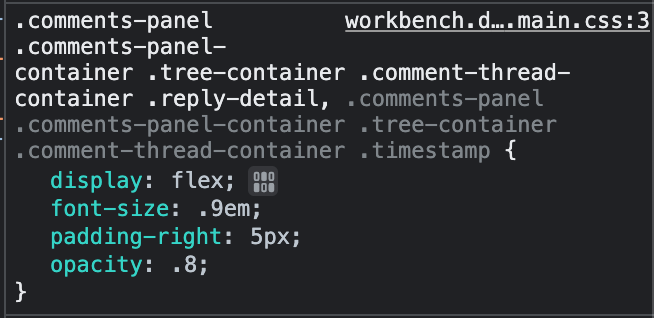 Comment author/timestamp label baselines not aligned · Issue #143805 ...