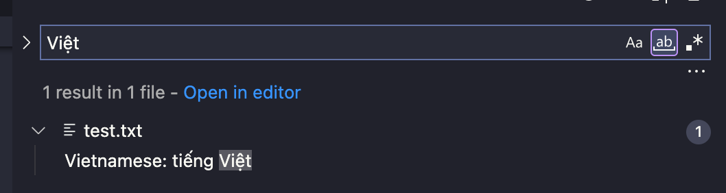 Search panel bug · Issue #152594 · microsoft/vscode · GitHub