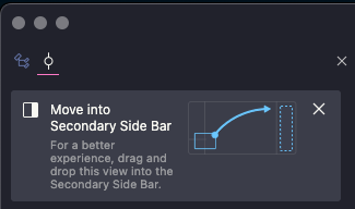 Keeps telling me to "move into secondary sidebar" and it already is there · Issue #2333 ...