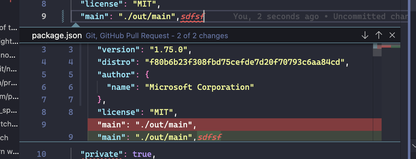 Can't revert chunk in file open in PR · Issue #172432 · microsoft ...