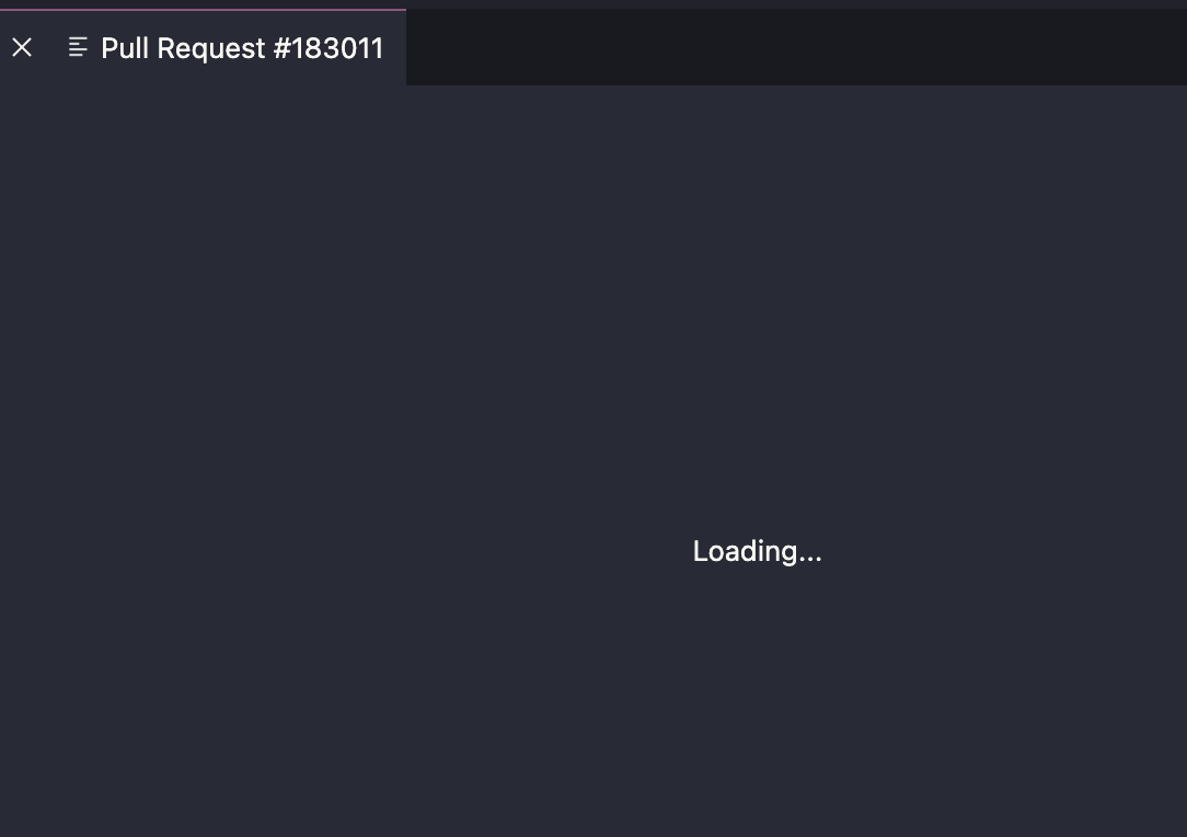 Sometimes The Pr Description Page Doesnt Open · Issue 4834