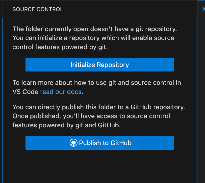 Missing welcome content for scm view · Issue #185154 · microsoft/vscode · GitHub