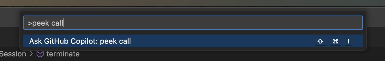 Peek Calltype Hierarchy Not In Command Palette · Issue 186399 · Microsoftvscode · Github