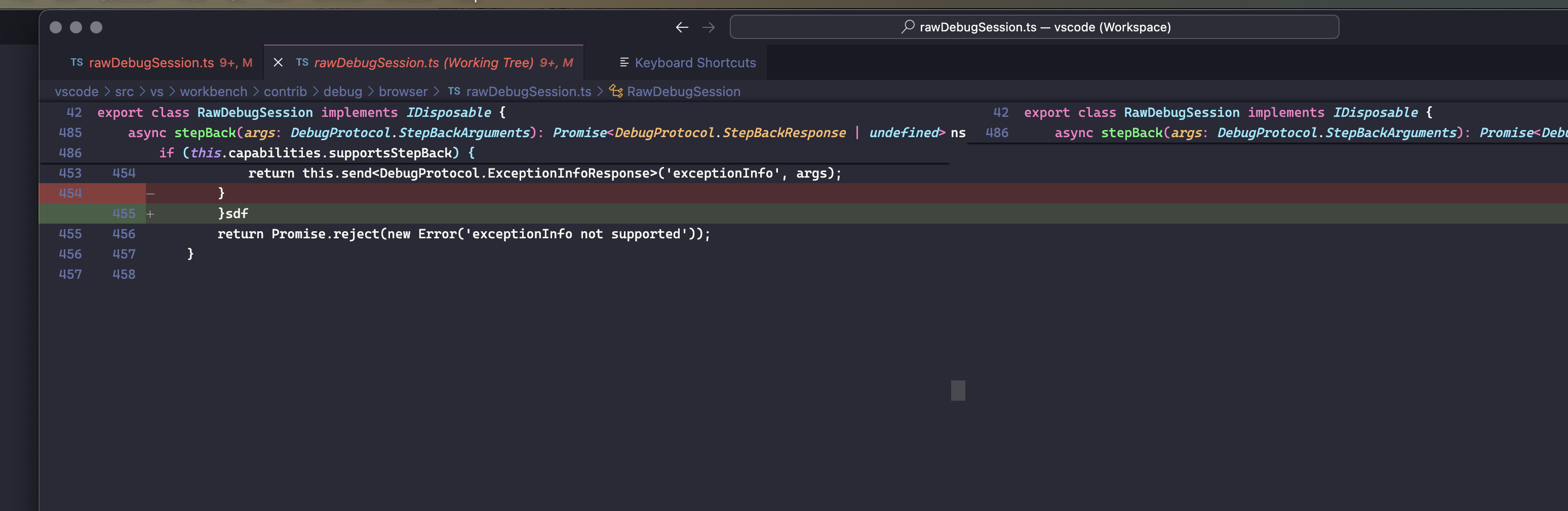 Show Next Difference is not working · Issue #186402 · microsoft/vscode · GitHub