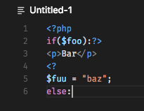 Php file alternative syntax with html markup: Code highlighting fail · Issue #32142 · microsoft ...