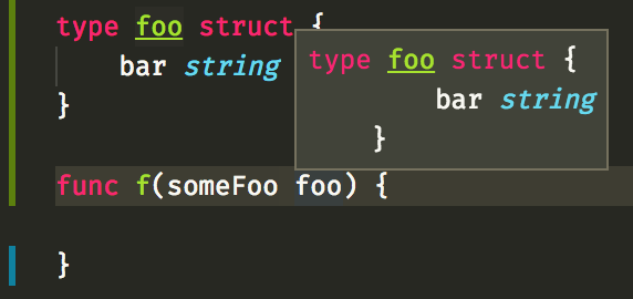 Struct hover has extra indent · Issue #1187 · microsoft/vscode-go · GitHub