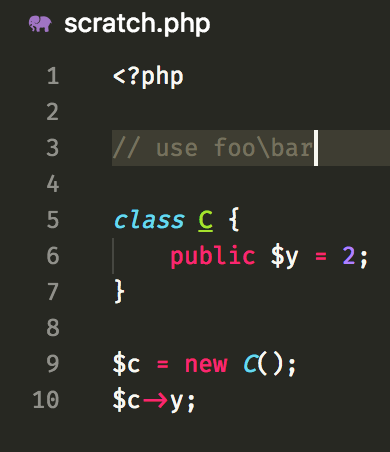 [php] 'use' statement breaks coloring · Issue #8074 · microsoft/vscode ...