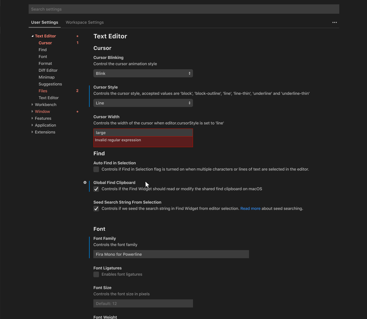 Change "modified" text to change indicator bar · Issue #56612 ...