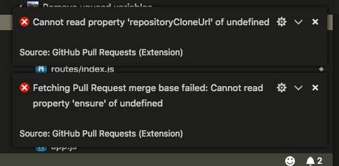 Checking out PR fails when clicking on Description · Issue #342 · microsoft/vscode-pull-request ...