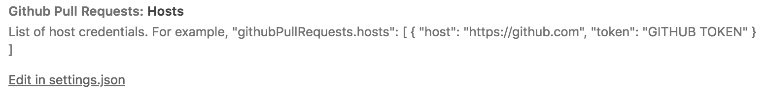 Settings should use markdownDescription · Issue #1252 · microsoft/vscode-pull-request-github ...