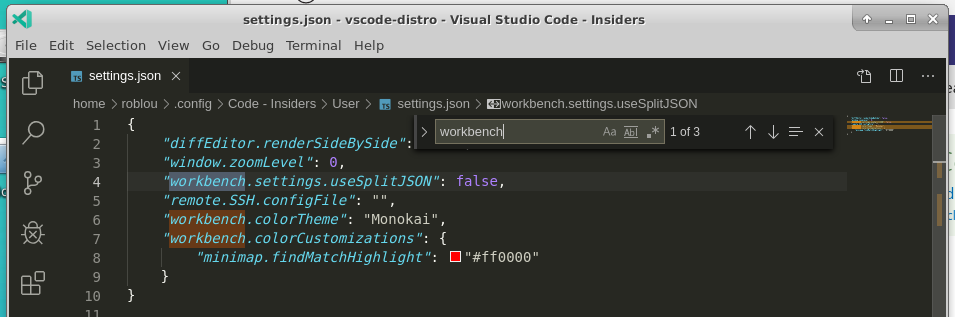 Theme color for minimap decorations doesn't work? · Issue #78238 ...