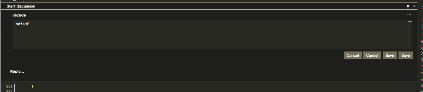 Comment thread button actions appear twice · Issue #78356 · microsoft ...