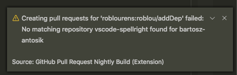 Error when creating a PR · Issue #1300 · microsoft/vscode-pull-request-github · GitHub