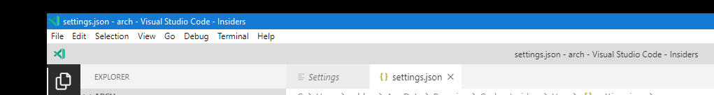 Title bar style setting takes effect immediately · Issue #83682 ...
