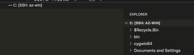 Opening root drive in remote displays as 'C:' · Issue #91903 ...