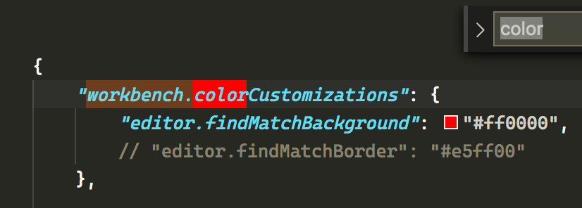 Find and Search have the same colour! · Issue #93280 · microsoft/vscode ...