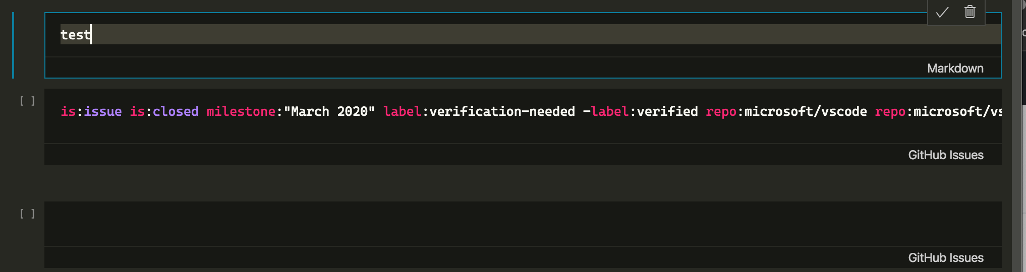 Markdown cell height breaks after first edit · Issue #96491 · microsoft/vscode · GitHub