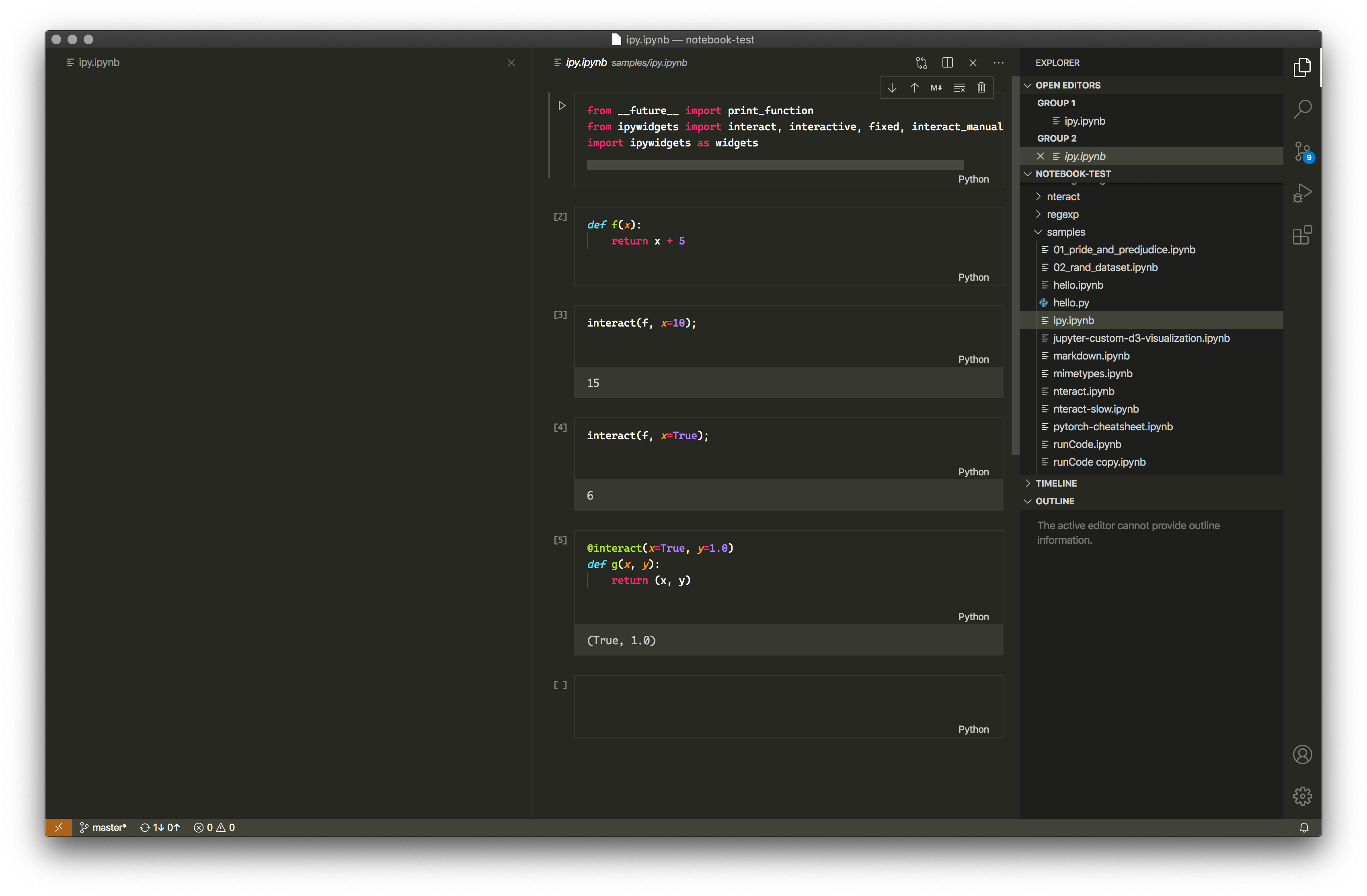 Blank editor when opening same notebook in two groups · Issue #99680 ...