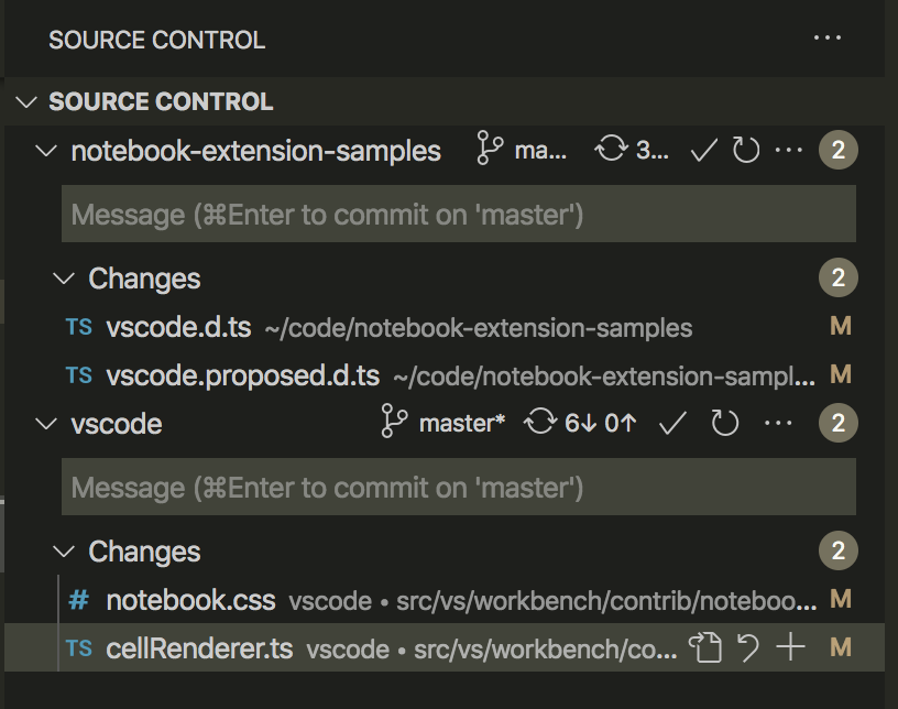 Repos in SCM view expand after closing/opening the sidebar · Issue #101146 · microsoft/vscode ...