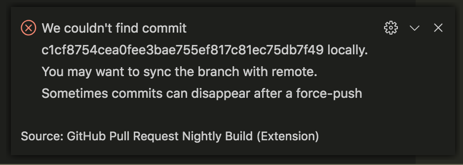 "Creating comment failed" · Issue #2020 · microsoft/vscode-pull-request-github · GitHub