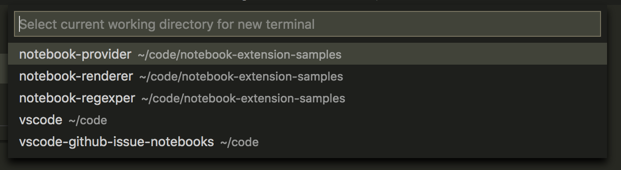 Paths in workspace folder picker aren't tildefied · Issue #779 ...