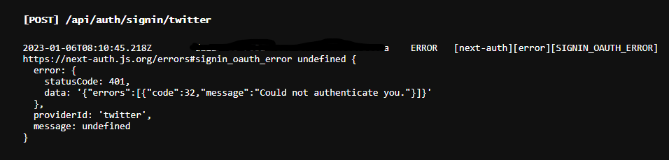 Twitter provider sign in not working in production · Issue #6304 · nextauthjs/next-auth · GitHub