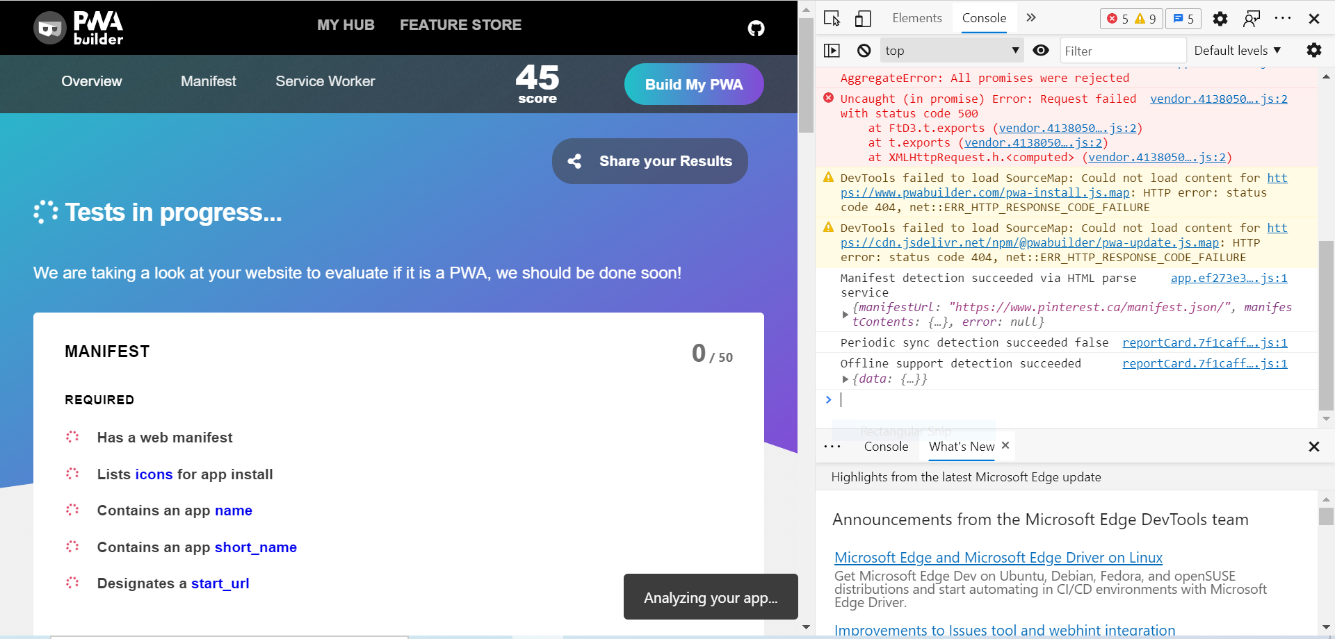 when am starting with my pwa url its getting more time for check my manifest ect. · Issue #1472 ...