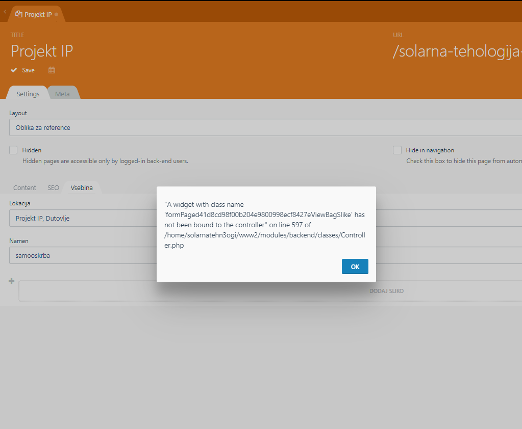 Widget not been found after using repeater - RainLab.Pages · Issue #4628 · octobercms/october ...