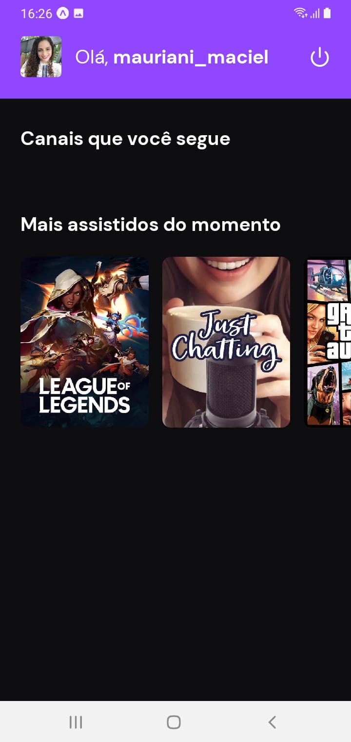 GitHub - mauriani/react-native-stream-data: Desafio Chapter II