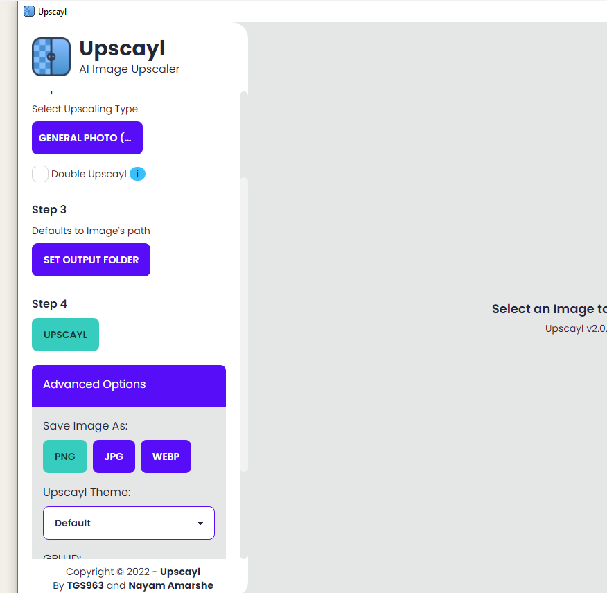 What about "Default" theme · Issue #171 · upscayl/upscayl · GitHub