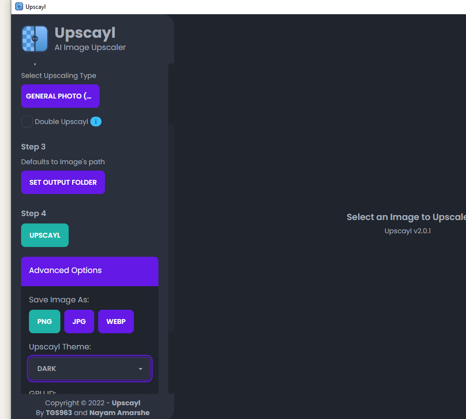 What about "Default" theme · Issue #171 · upscayl/upscayl · GitHub