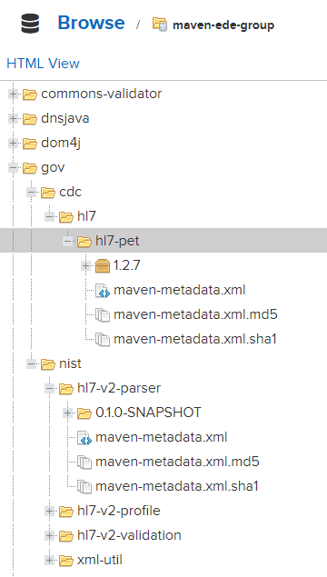 Save NIST .jars to Nexus imagehub.cdc.gov · Issue #30 · CDCgov/data-exchange-hl7 · GitHub