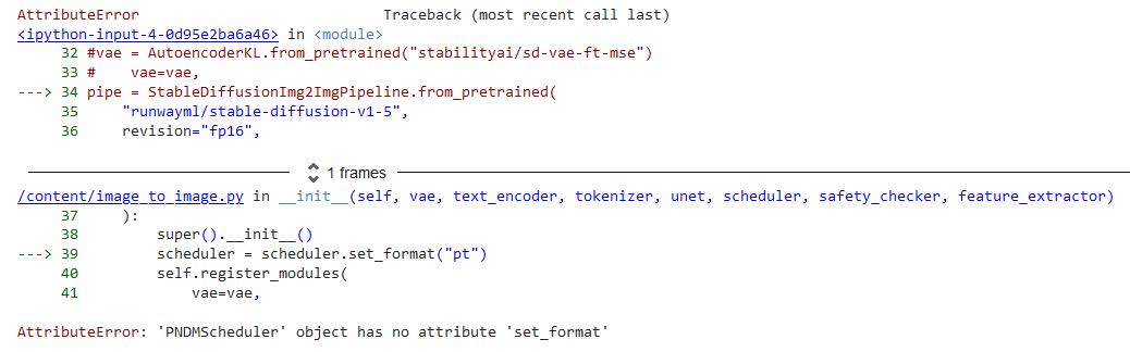 getattr(): attribute name must be string · Issue #1801 · huggingface/diffusers · GitHub
