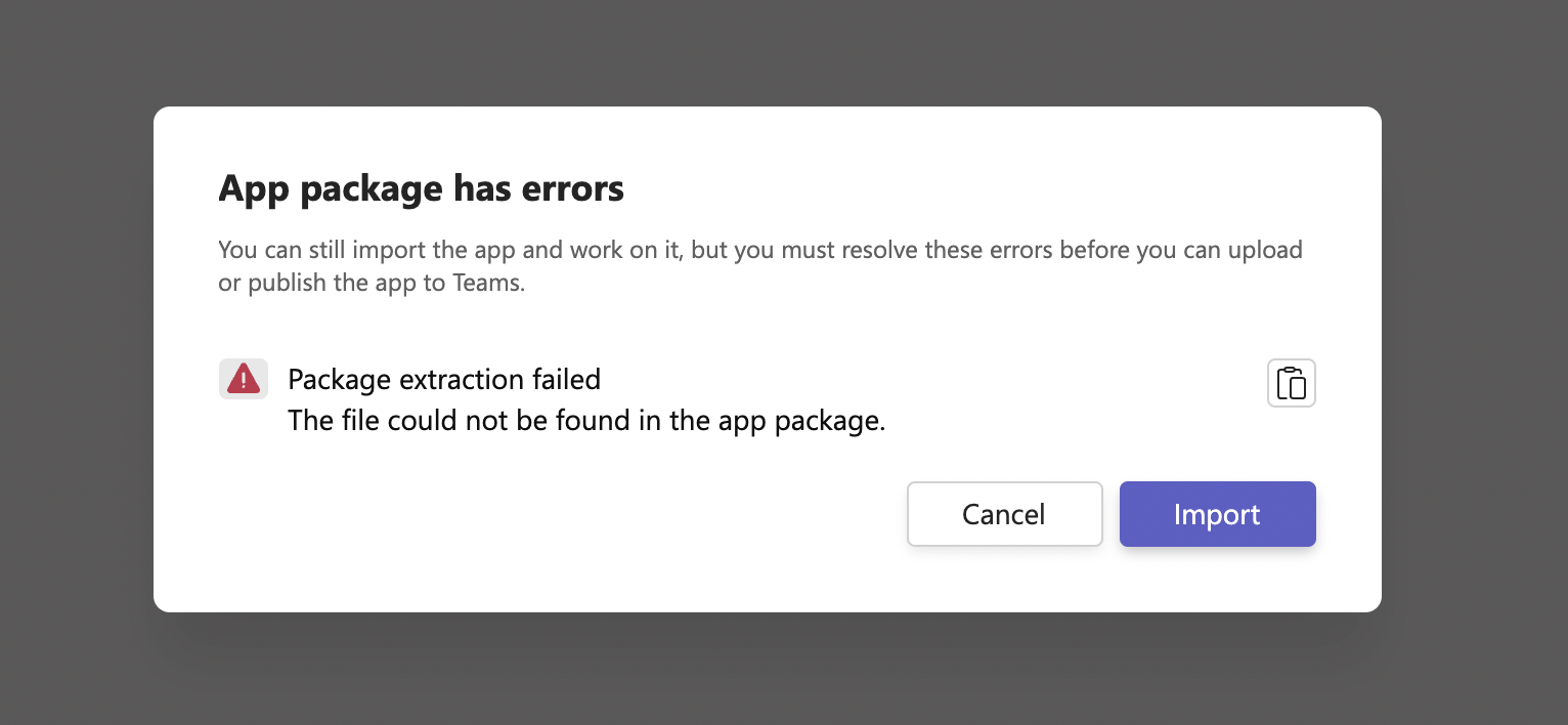 BUG: Node.js Hello World sample fails to import · Issue #510 · OfficeDev/Microsoft-Teams-Samples ...