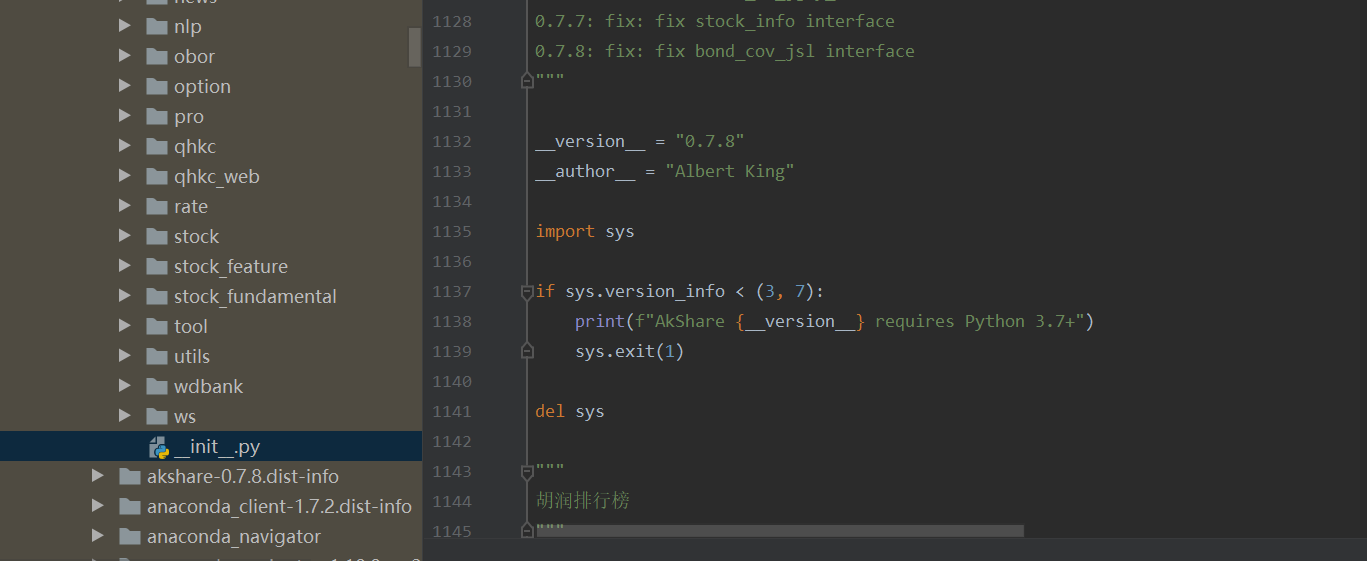 AkShare 导入失败 · Issue #731 · akfamily/akshare · GitHub