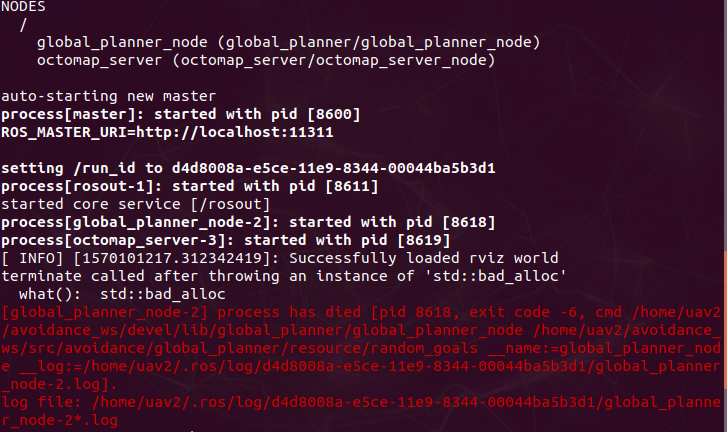 global planner node died · Issue #493 · PX4/PX4-Avoidance · GitHub