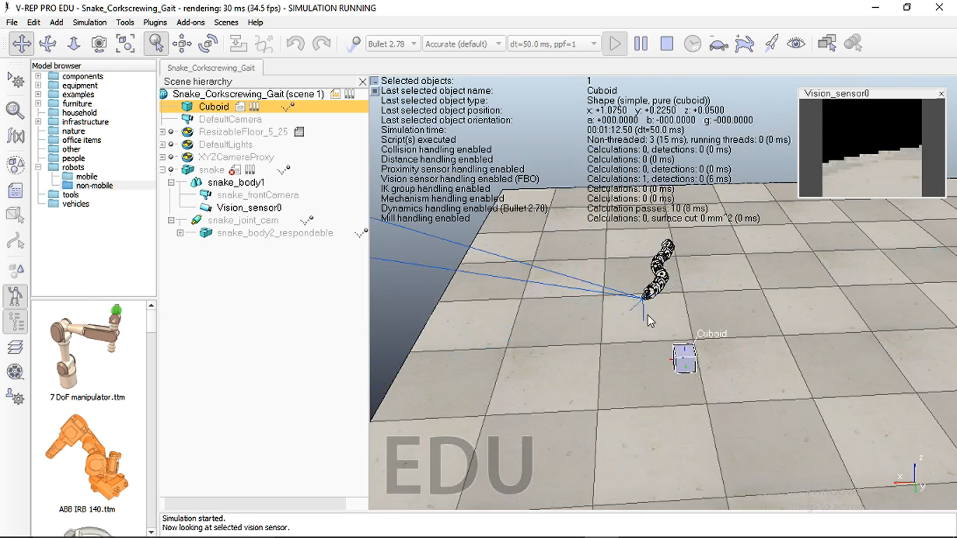 GitHub - saiwho/vrep-snakerobot-corkscrewing
