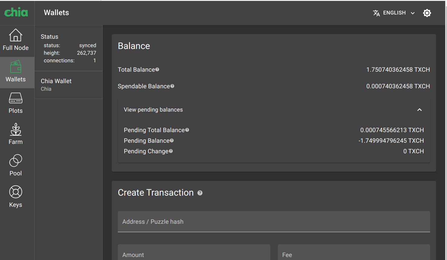[BUG]Transaction failed, unable to use my coin · Issue #7031 · Chia ...