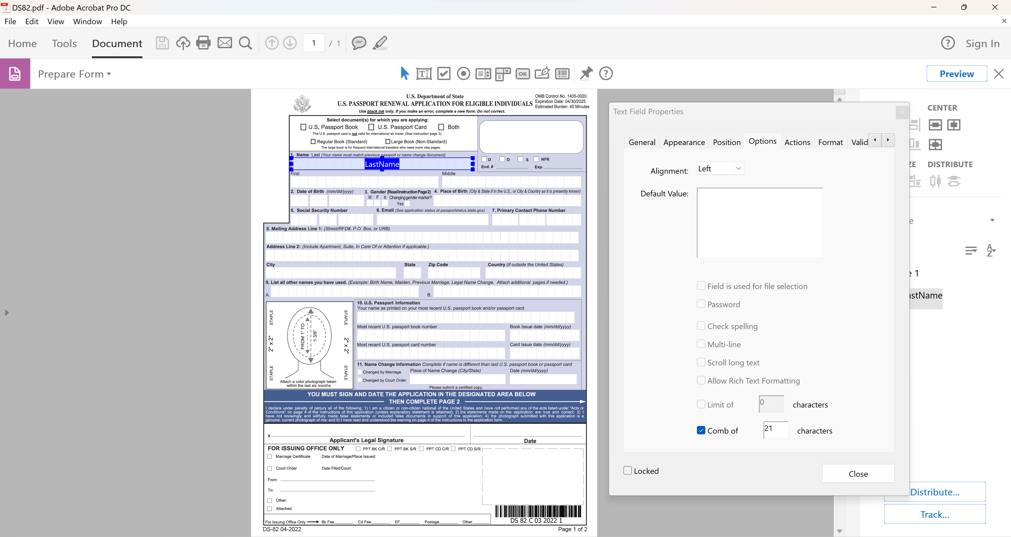 PDF Form Fields with Combs · Issue #270 · chinapandaman/PyPDFForm · GitHub