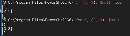 Consistently document a scalar -InputObject parameter as an ...