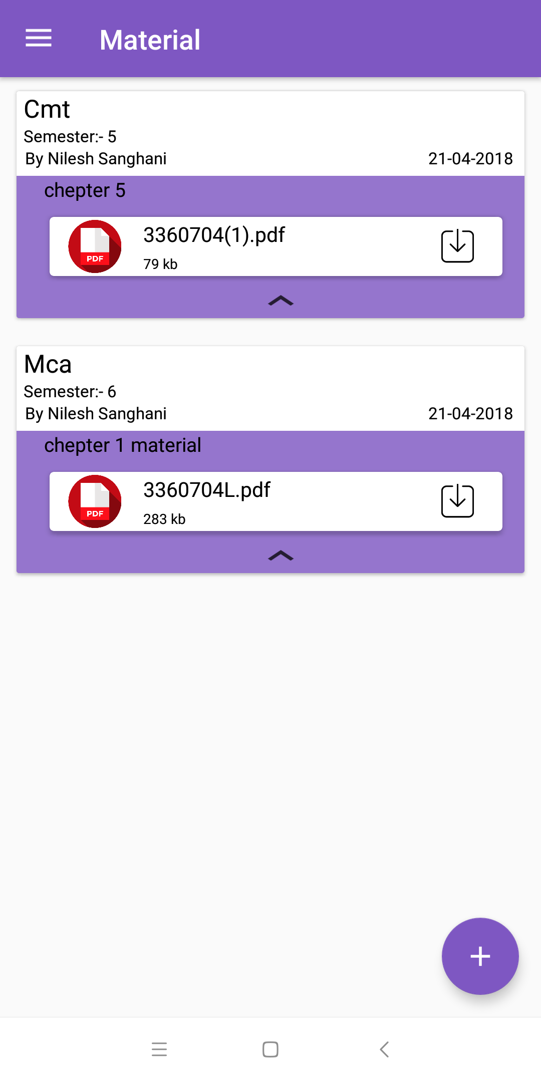 GitHub - Greeshm04/MAMS: Material Sharing and Attendance Management System In Android ...