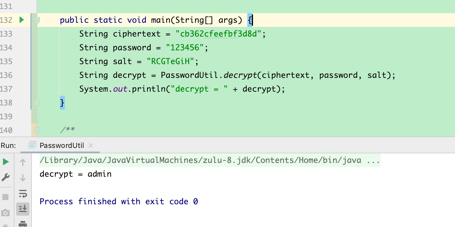 解密方法passwordutildecrypt疑问 · Issue 4549 · Jeecgbootjeecgboot · Github 1128