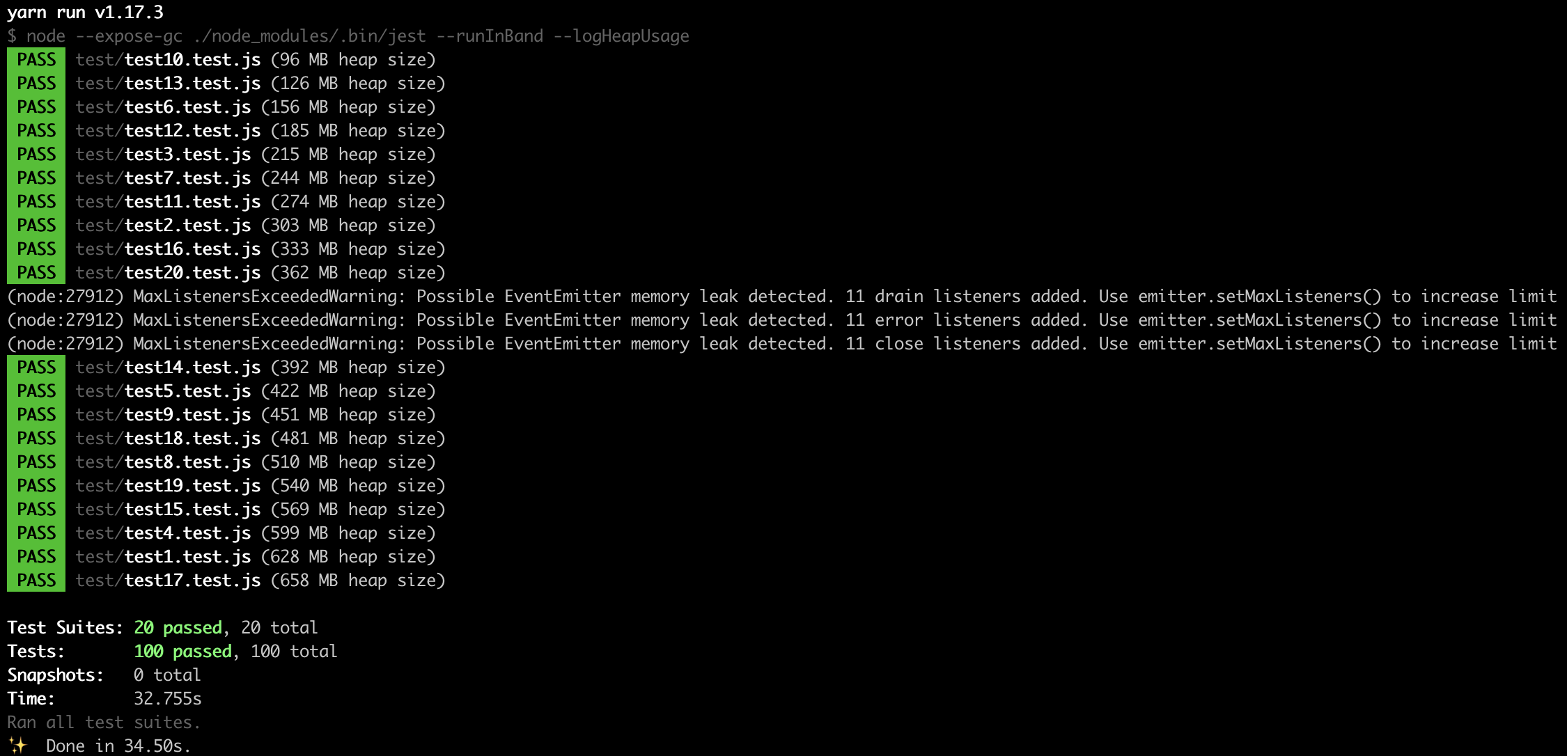 Memory Leak When Ora Is Required During Tests Issue 149