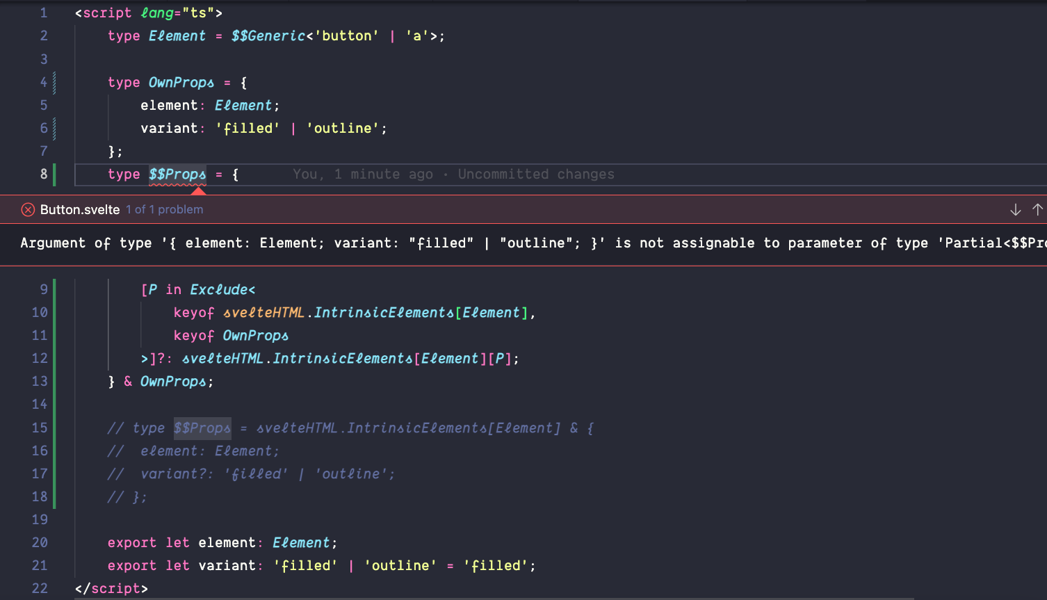 Typing Svelte Component Props/Events/Slots [Feedback Thread] · Issue #442 · sveltejs/language ...