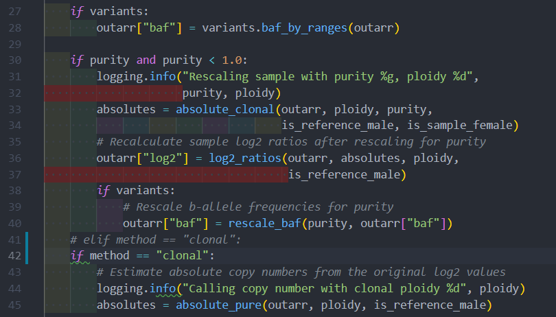 [bug report] "cnvkit.py call" can not accept "purity" and "-m clonal ...