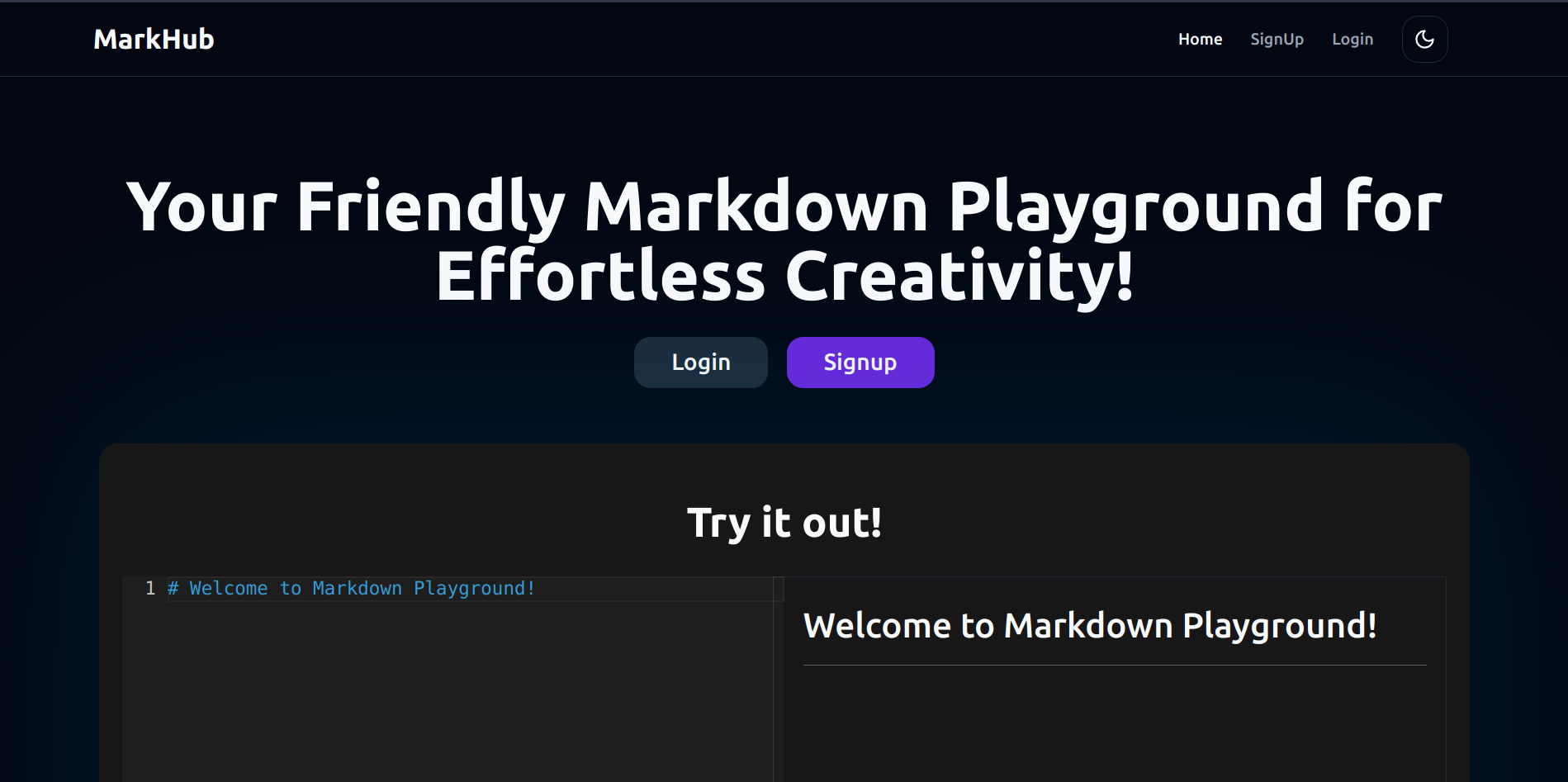 GitHub - HudaSale7/Markhub: Easy to use, online, collaborative Markdown editor.
