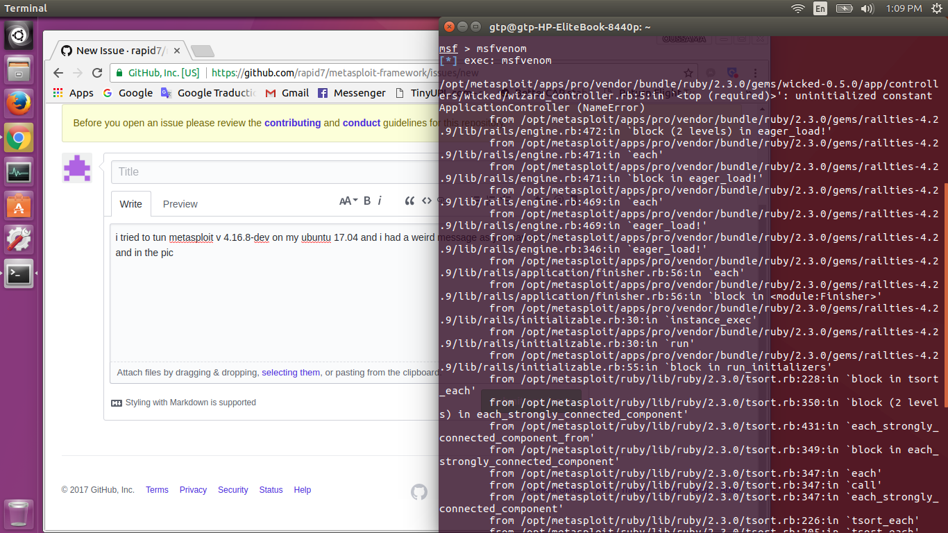 Metasploit Broken · Issue 9035 · Rapid7metasploit Framework · Github 