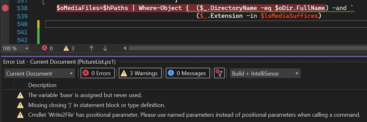 Powershell syntax errors are shown as warnings in VS 2022 · Issue #1156 · ironmansoftware ...